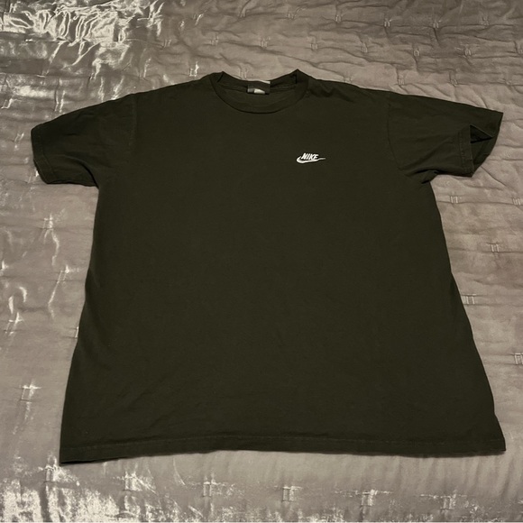 Nike | Shirts | Vintage Nike Tshirt Embroidered Size M Olive Green ...